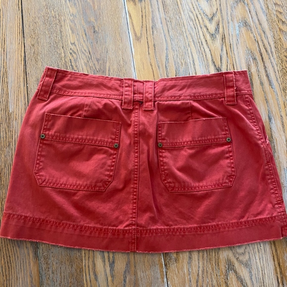H&M | Skirts | Hm Cord Mini Skirtback Zip Slit Pocketsside Zip | Poshmark
